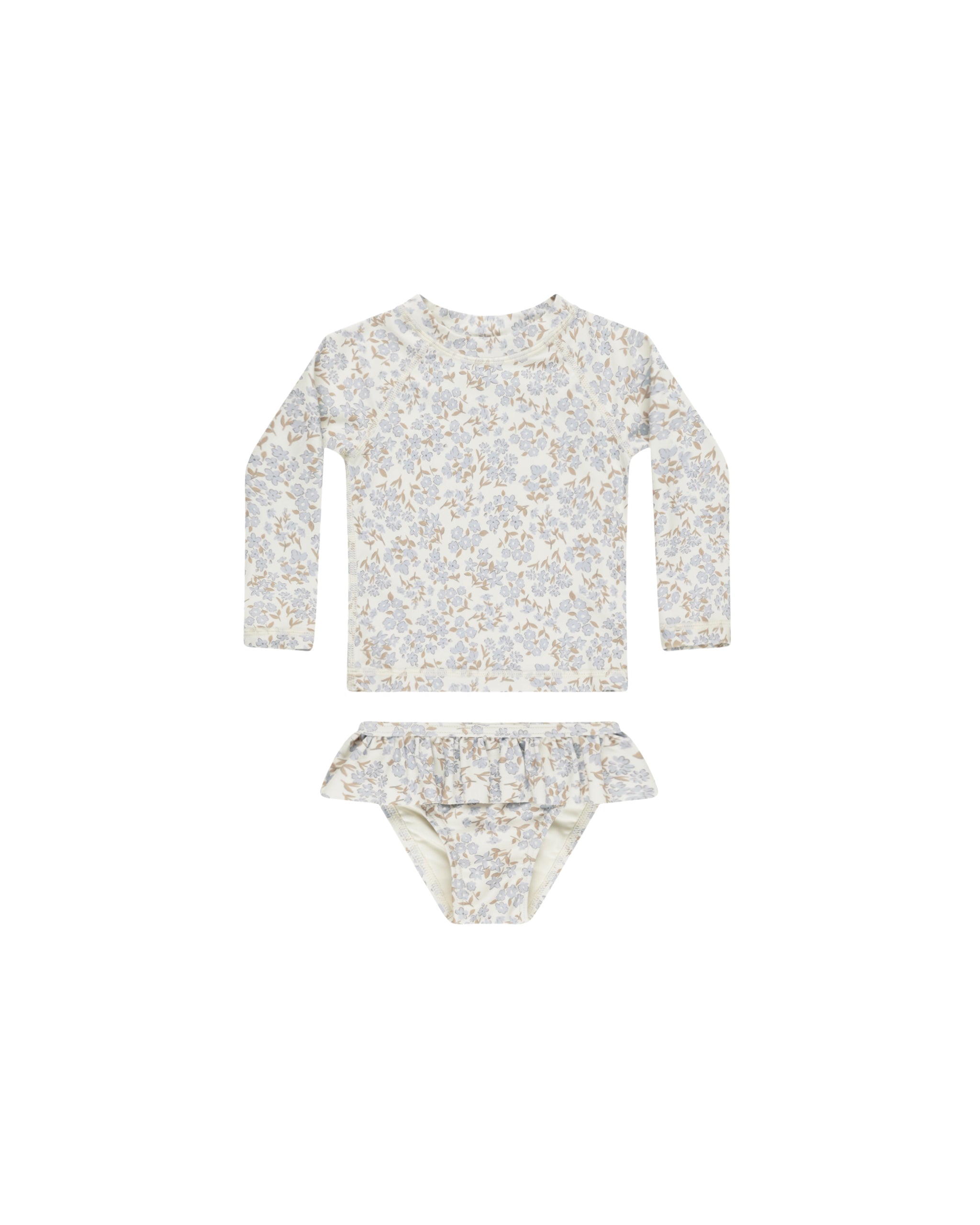 Rashguard Girls Swim Set Blue Ditsy – Ro + Fern